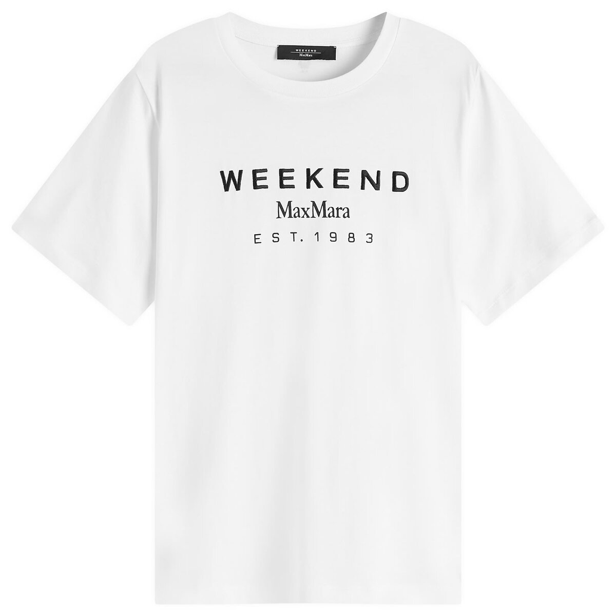 Weekend By Max Mara Cabina Logo T-Shirt - White | Editorialist