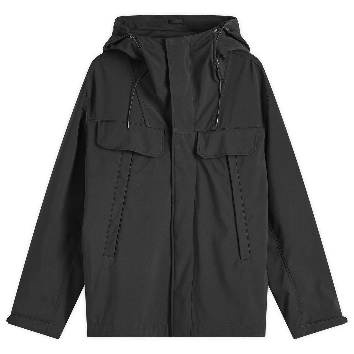 C.P. Company C.P. Shell-R Goggle Double Pocket Jacket - Black | Editorialist