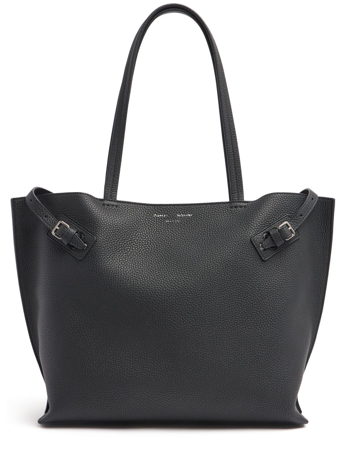 Proenza Schouler Days Leather Tote Bag In Black | Editorialist