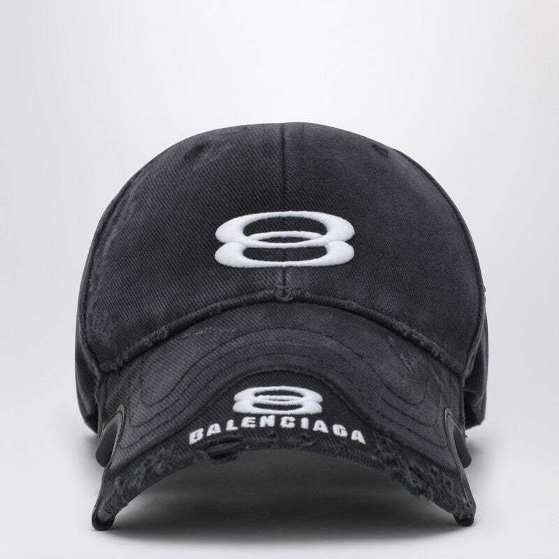 Balenciaga Unity Sports Icon Baseball Cap - Black | Editorialist
