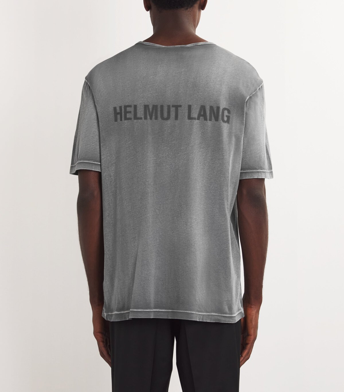 Helmut Lang Garment-Dyed New York T-Shirt - Grey - 52% Off