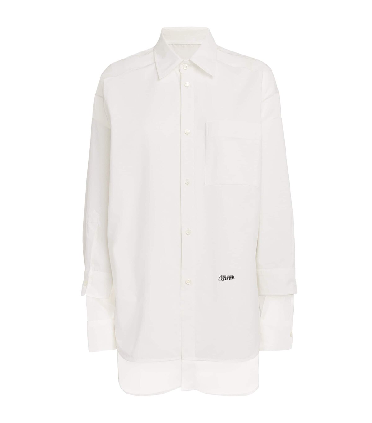 Jean Paul Gaultier Poplin Petit Grand Shirt - White | Editorialist