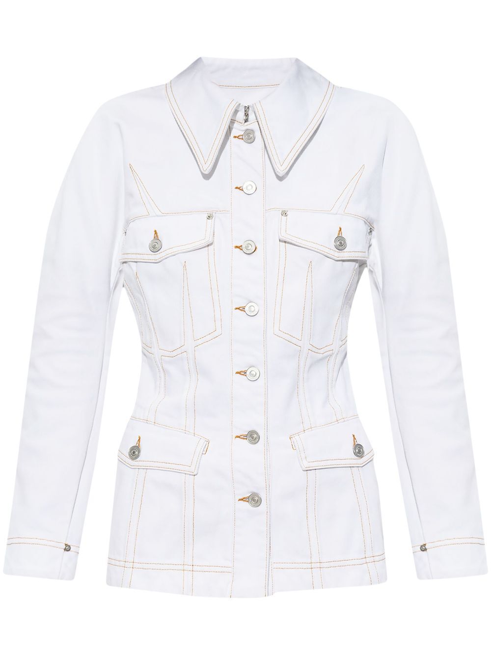 Givenchy Denim Jacket - White | Editorialist