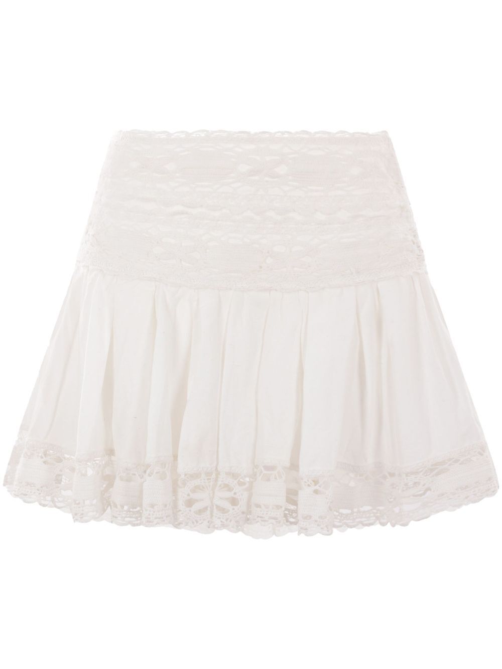 Marant éToile Violana Miniskirt - White | Editorialist