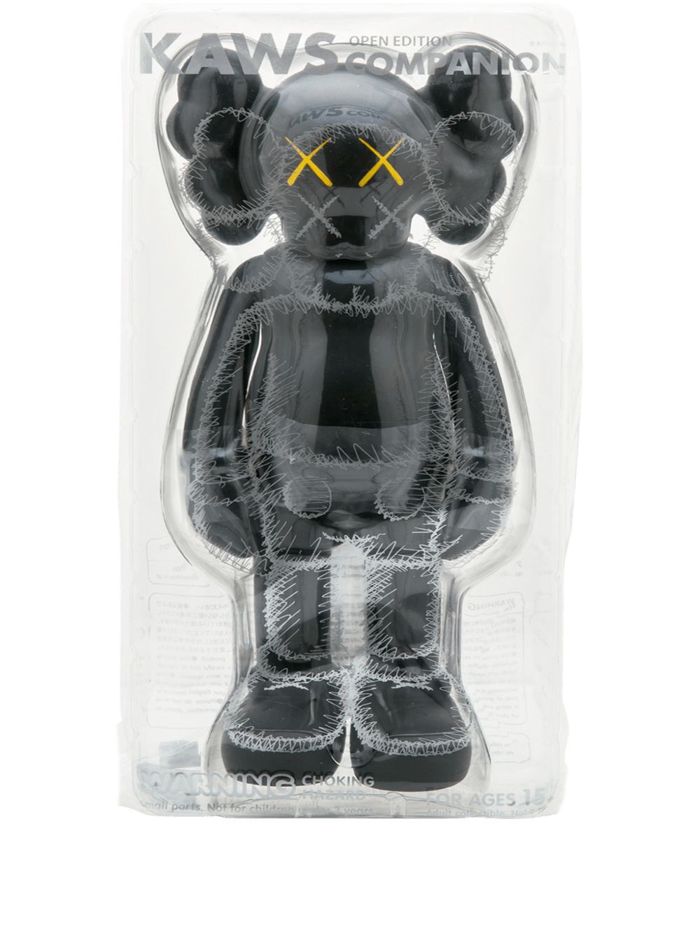 Kaws Companion Figure - Black | Editorialist