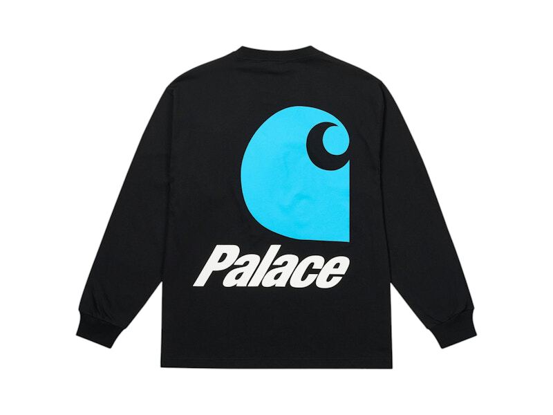 Palace Carhartt Wip Logo Longsleeve - Black | Editorialist