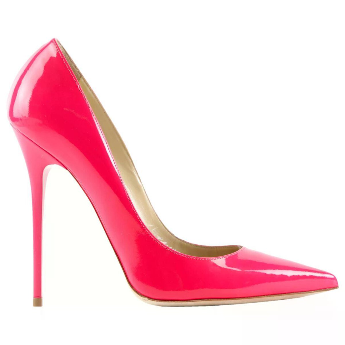 Jimmy Choo Anouk Patent Leather Heels - Pink | Editorialist