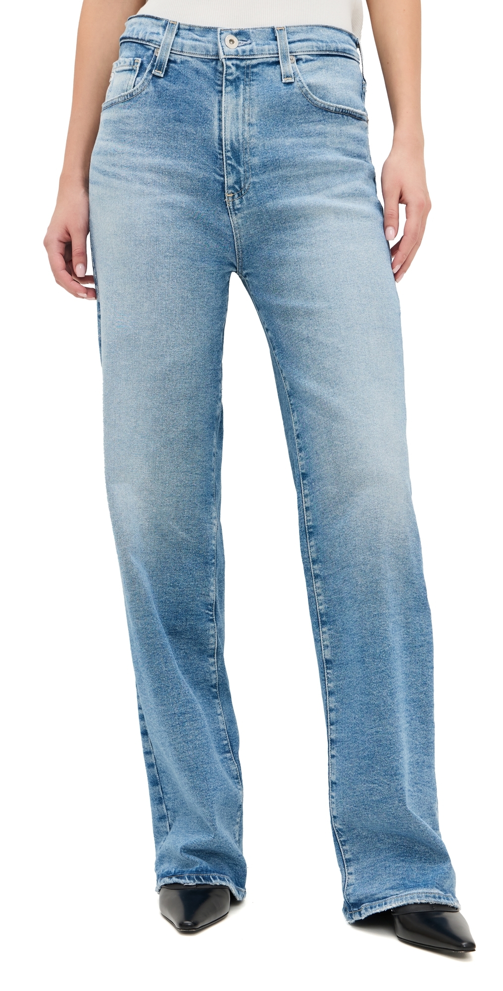 Ag Button Fly Jeans for Women | Editorialist