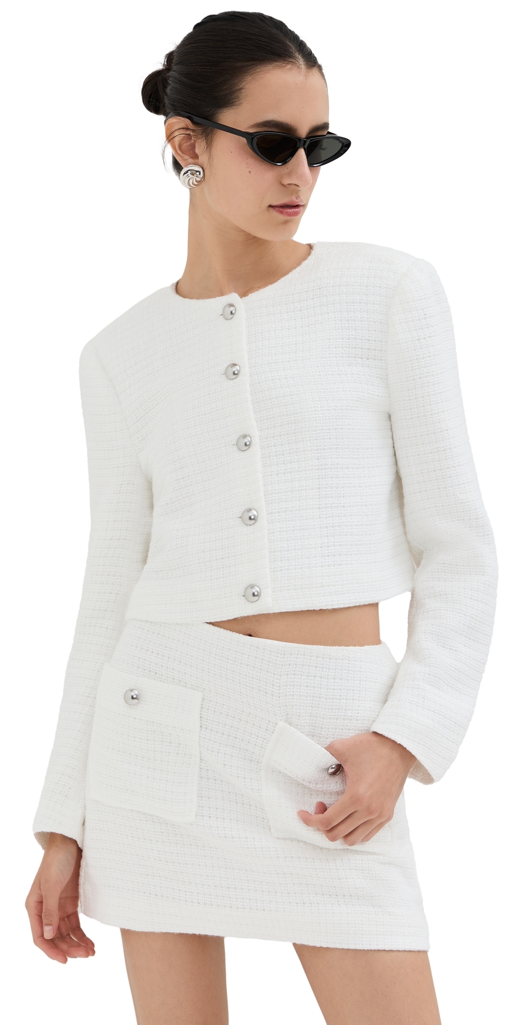 REFORMATION Trista Jacket - White | Editorialist
