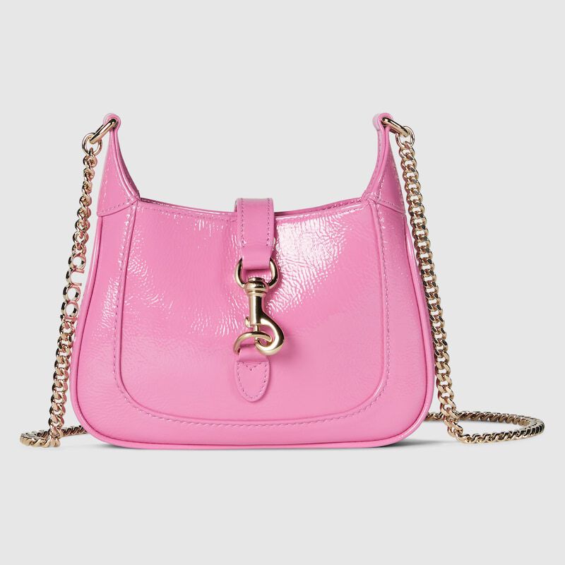 Gucci Jackie Notte Mini Shoulder Bag Leather - Pink | Editorialist