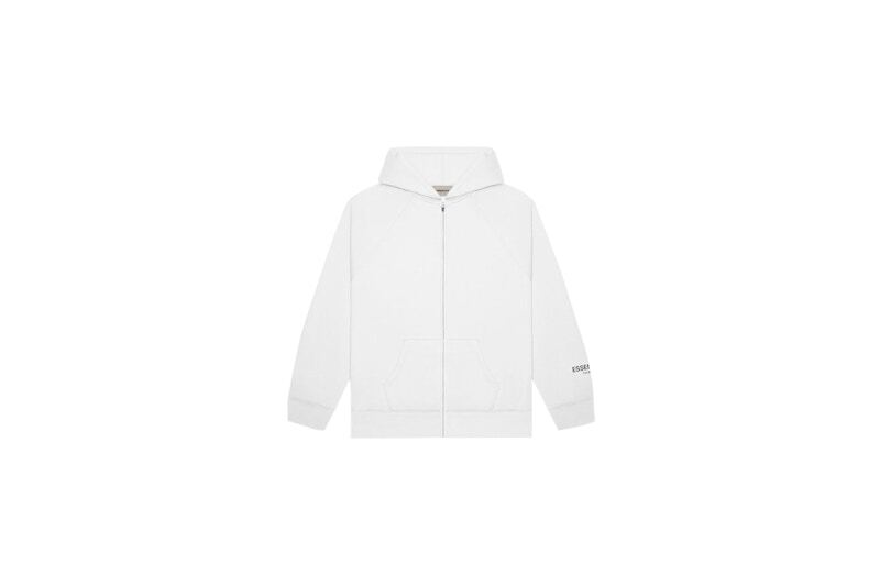 Fear Of God 3d Silicon Applique Full Zip Up Hoodie - Buttercream |  Editorialist