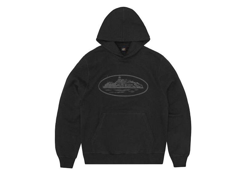 Corteiz Alcatraz V2 Hoodie - Triple Black | Editorialist