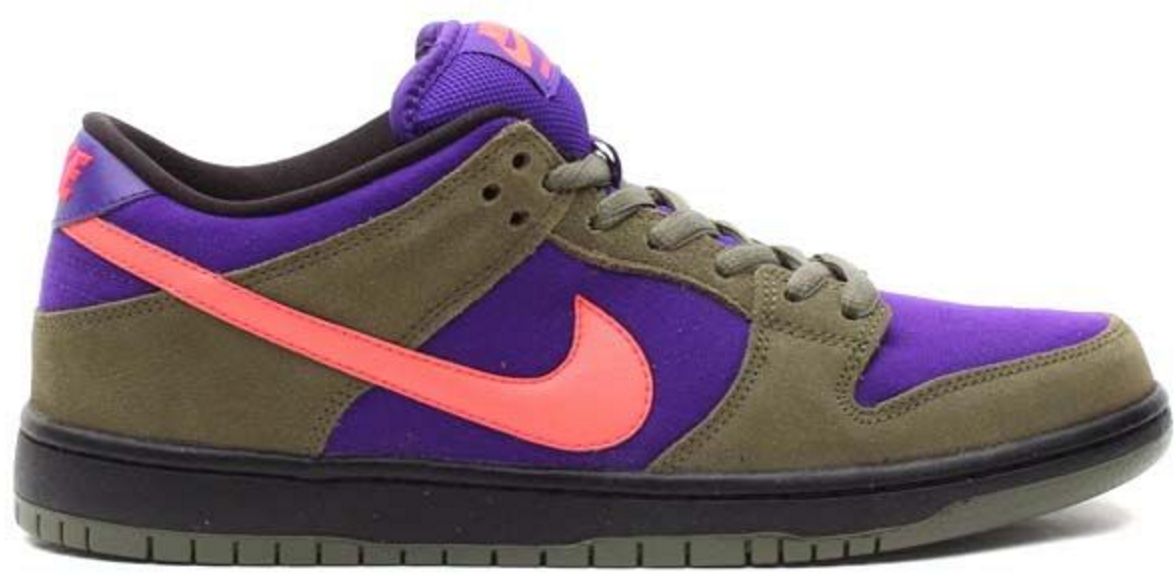 Nike Sb Dunk Low Olive Atomic Red - Olive/atomic Redone-colorelectric ...