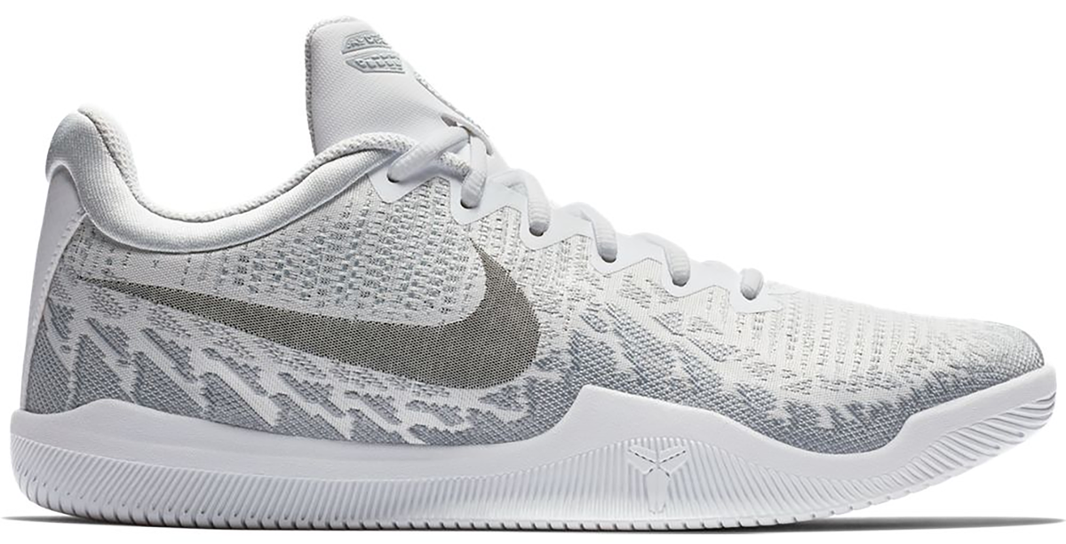 Nike Mamba Rage White Pure Platinum - White/blackone-colorpure Platinum ...