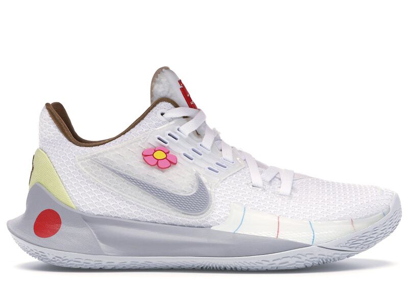 Nike Kyrie Low 2 "Sandy Cheeks" Sneakers - White/Wolf Grey | Editorialist
