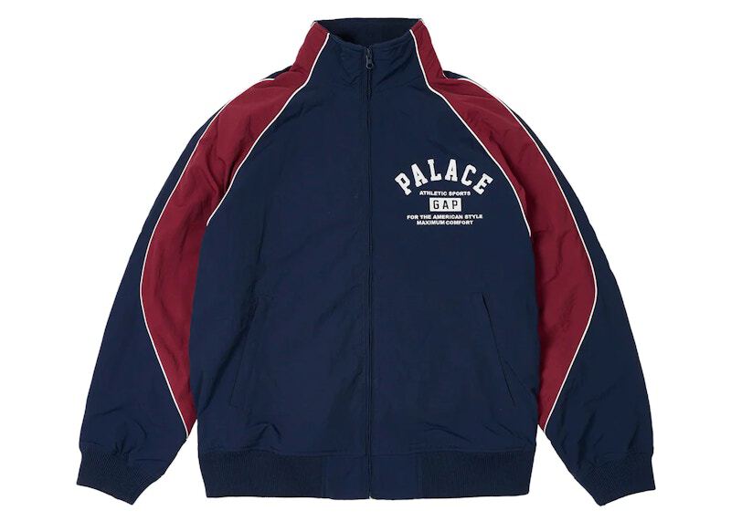 Palace X Gap Nylon Track Top - Navy/Red | Editorialist