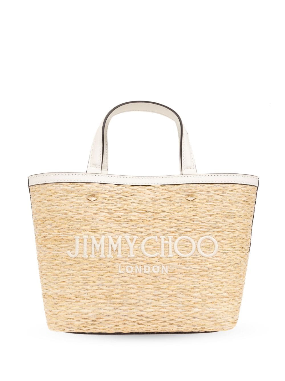 JIMMY CHOO Mini Marli Tote Bag - Neutrals | Editorialist