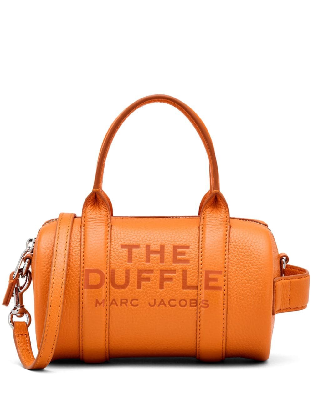 Marc Jacobs The Leather Mini Duffle Bag - Orange | Editorialist