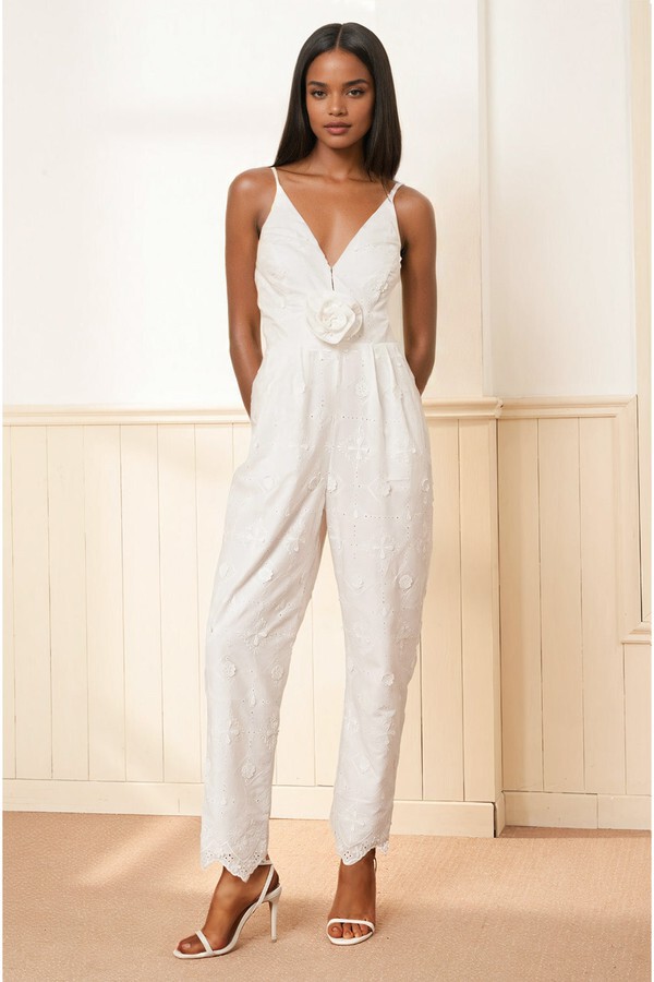 Yumi Kim Becky Jumpsuit - White | Editorialist