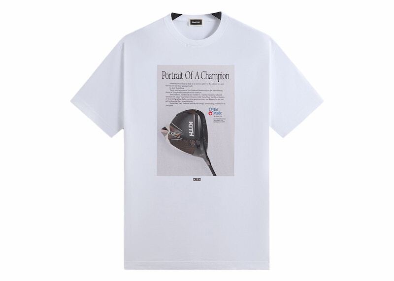 Kith Taylormade Champion Vintage Tee - White | Editorialist