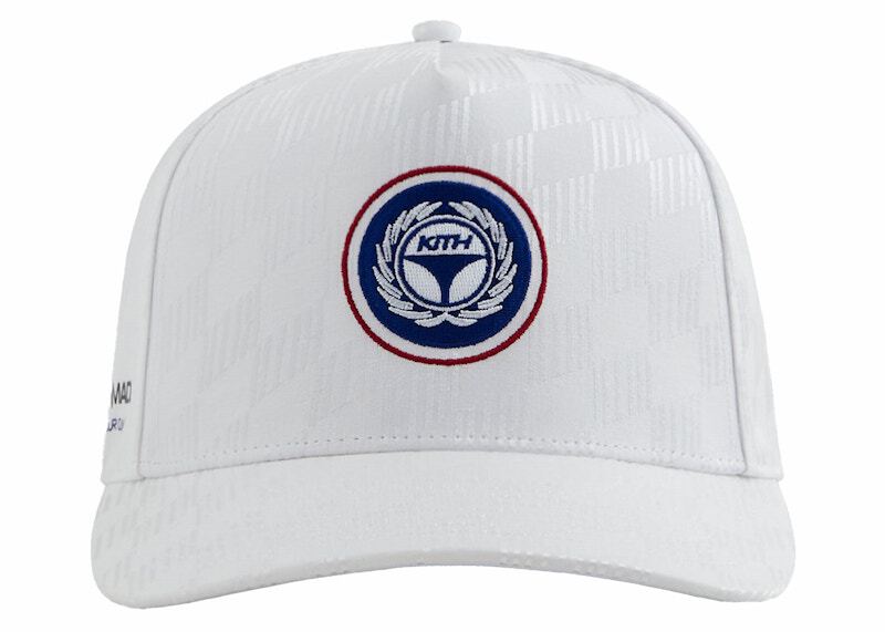 Kith Taylormade Silk Pinch Crown Cap - White | Editorialist