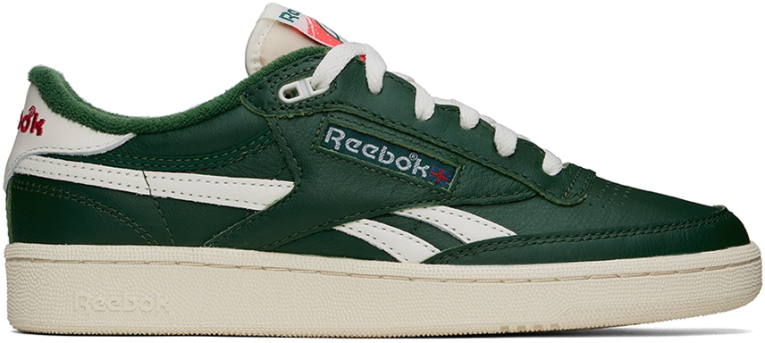Reebok Club C Revenge Vintage Sneakers Darkgreen/Chalk/Neon 44