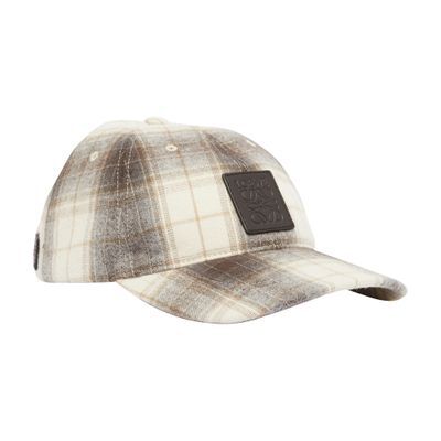 Loewe Patch Cap Tartan Check In Brown - 30% Off | Editorialist