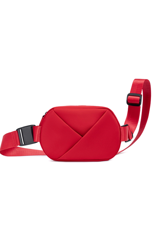 Lux And Nyx Origami Sling Belt Bag - Cardinal Red | Editorialist
