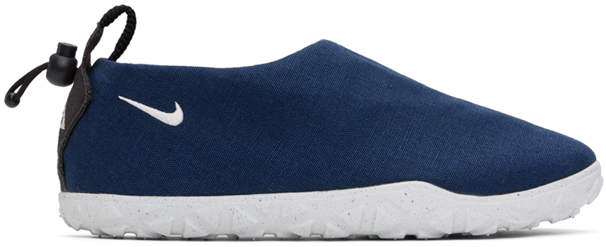 Nike Moc Slip-On Loafers In Armory Navy/Sail-Bla 49% Off