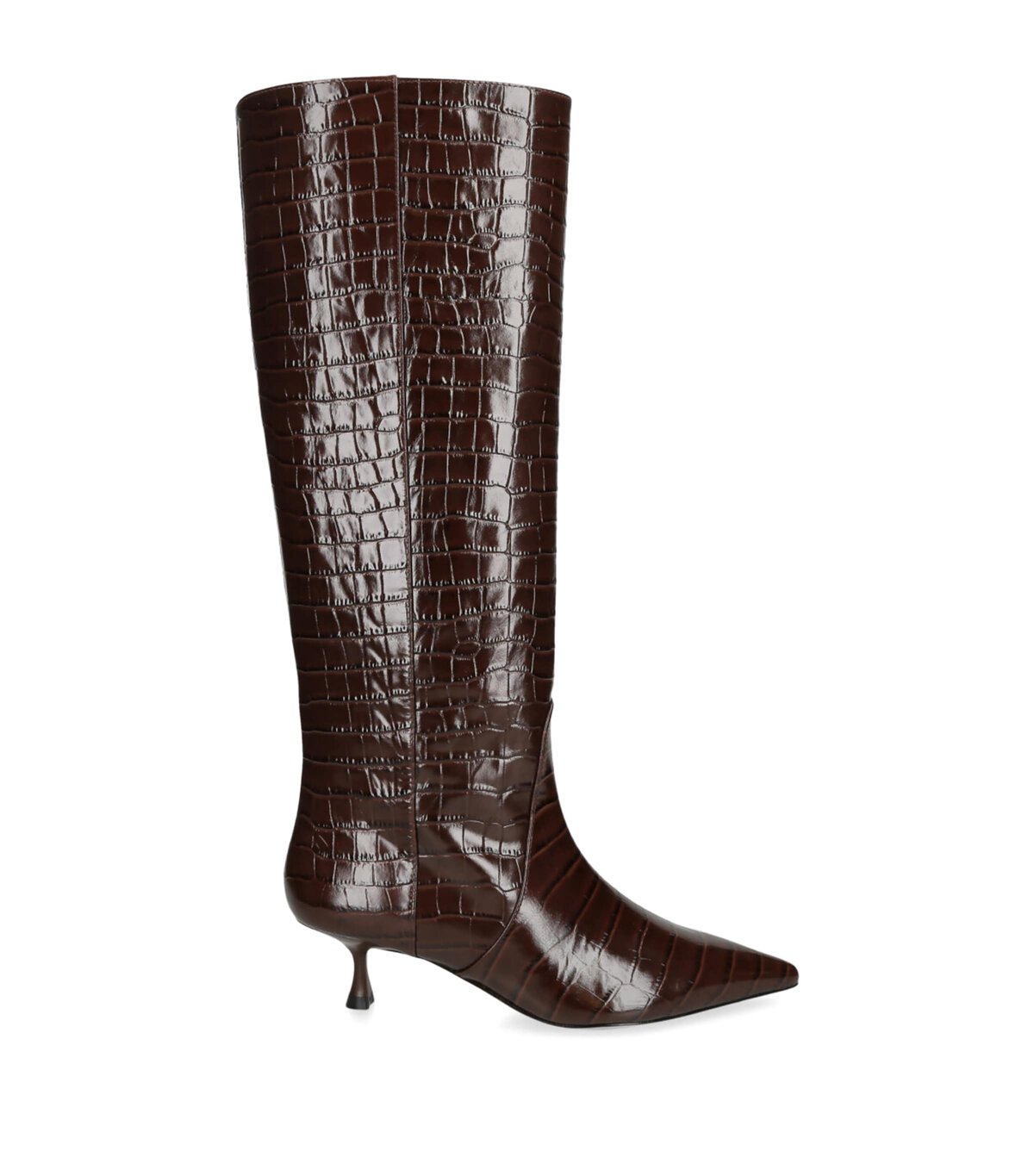 STUART WEITZMAN Leather Naomi Knee-high Boots 50 - Brown | Editorialist