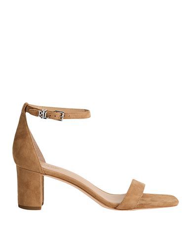 Ralph Lauren Logan Suede Sandal Sandals Sand Sheepskin - Beige ...