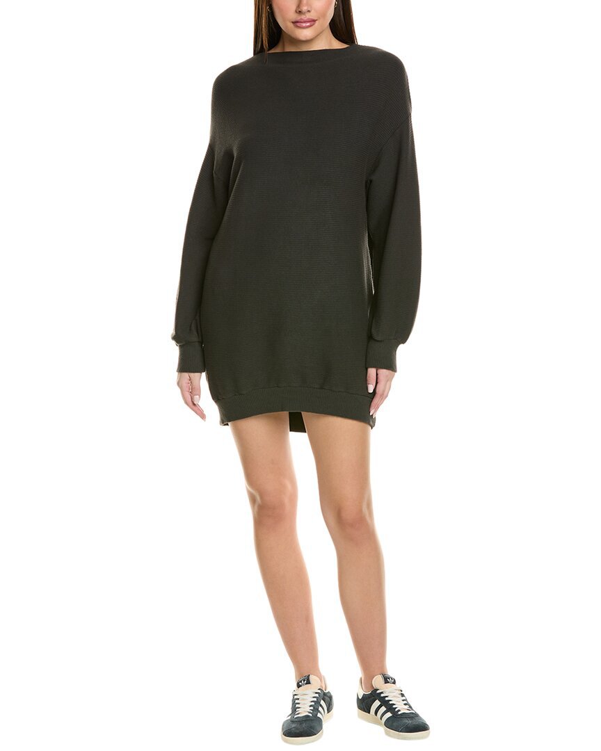 Buy PROJECT SOCIAL T Dalle Rib Funnel Neck Sweaterdress - Black At 60% Off | Editorialist