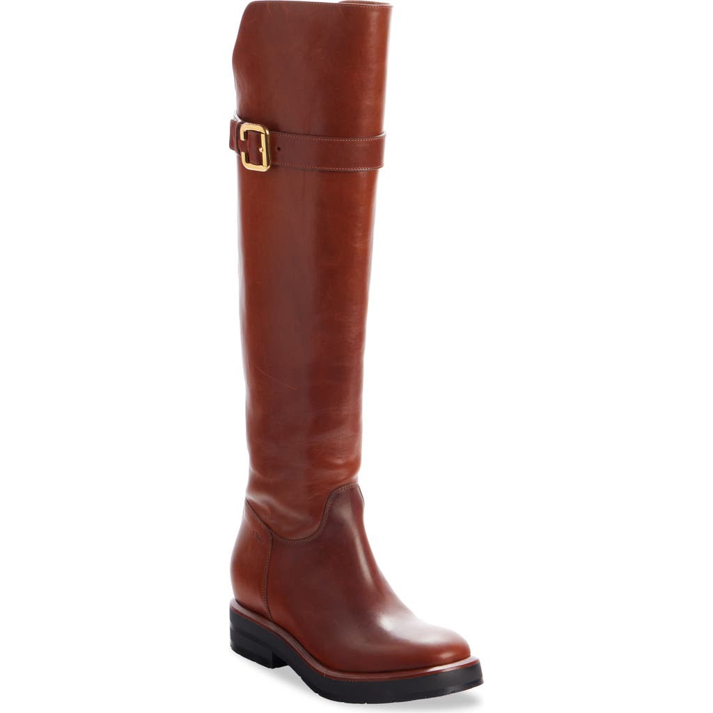 Chloé Coddington Knee High Boot - Cognac Brown | Editorialist