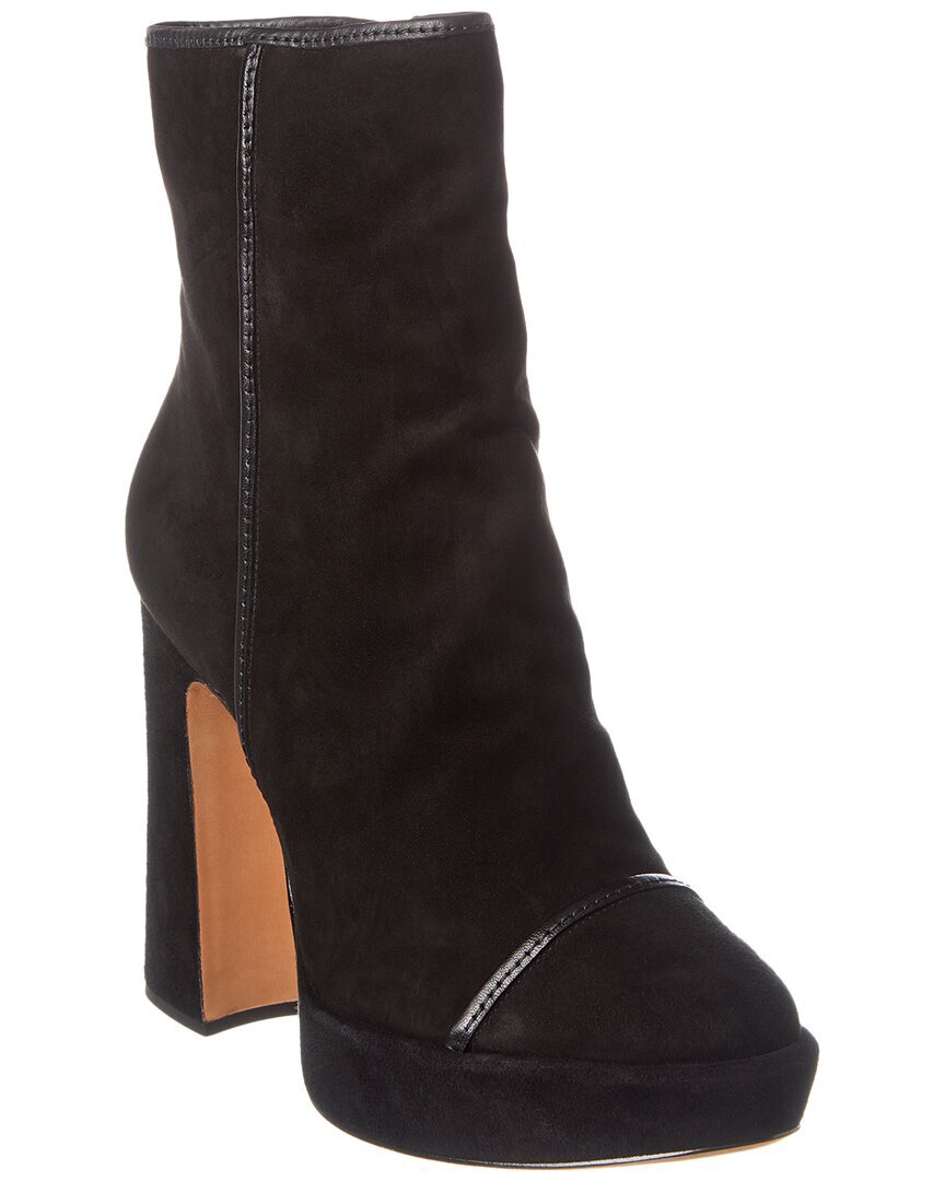 Buy ALEXANDRE BIRMAN Samsa 120 Suede Boot - Black At 54% Off | Editorialist
