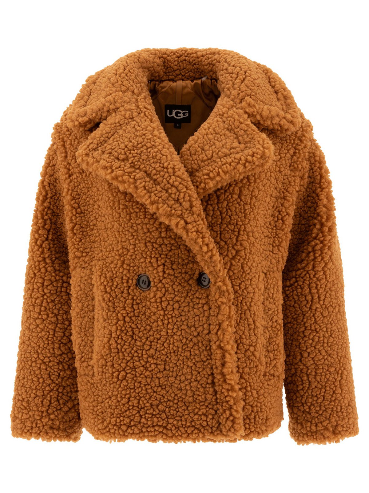 Ugg Teddy Gertrude' Short Coat In Brown | Editorialist