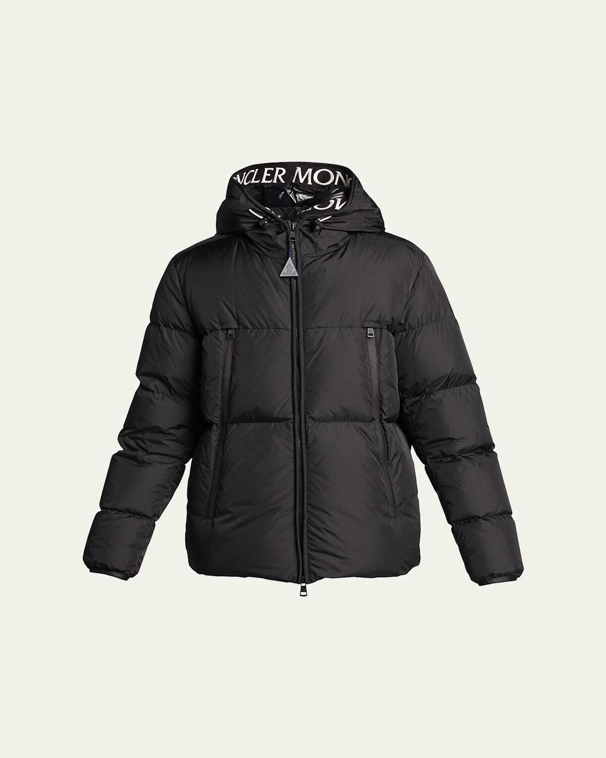 Moncler Montcla Logo-hood Puffer Jacket - Black | Editorialist