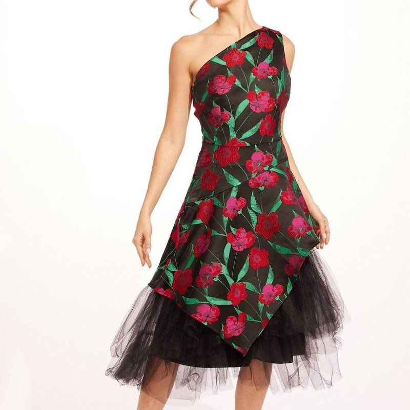 Buy Eva Franco Basque Dress - Roses And Thorns At 61% Off | Editorialist