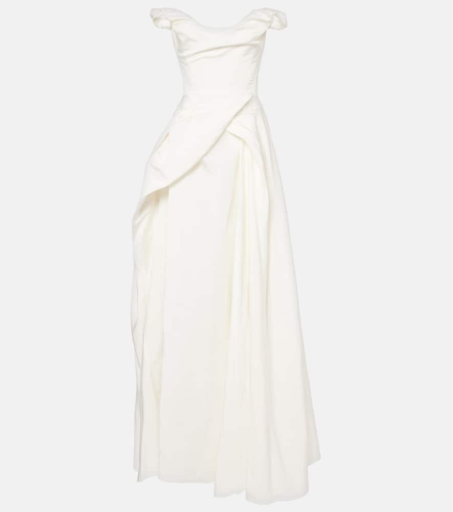 Vivienne Westwood Bridal Tabitha Off-Shoulder Gown - White | Editorialist