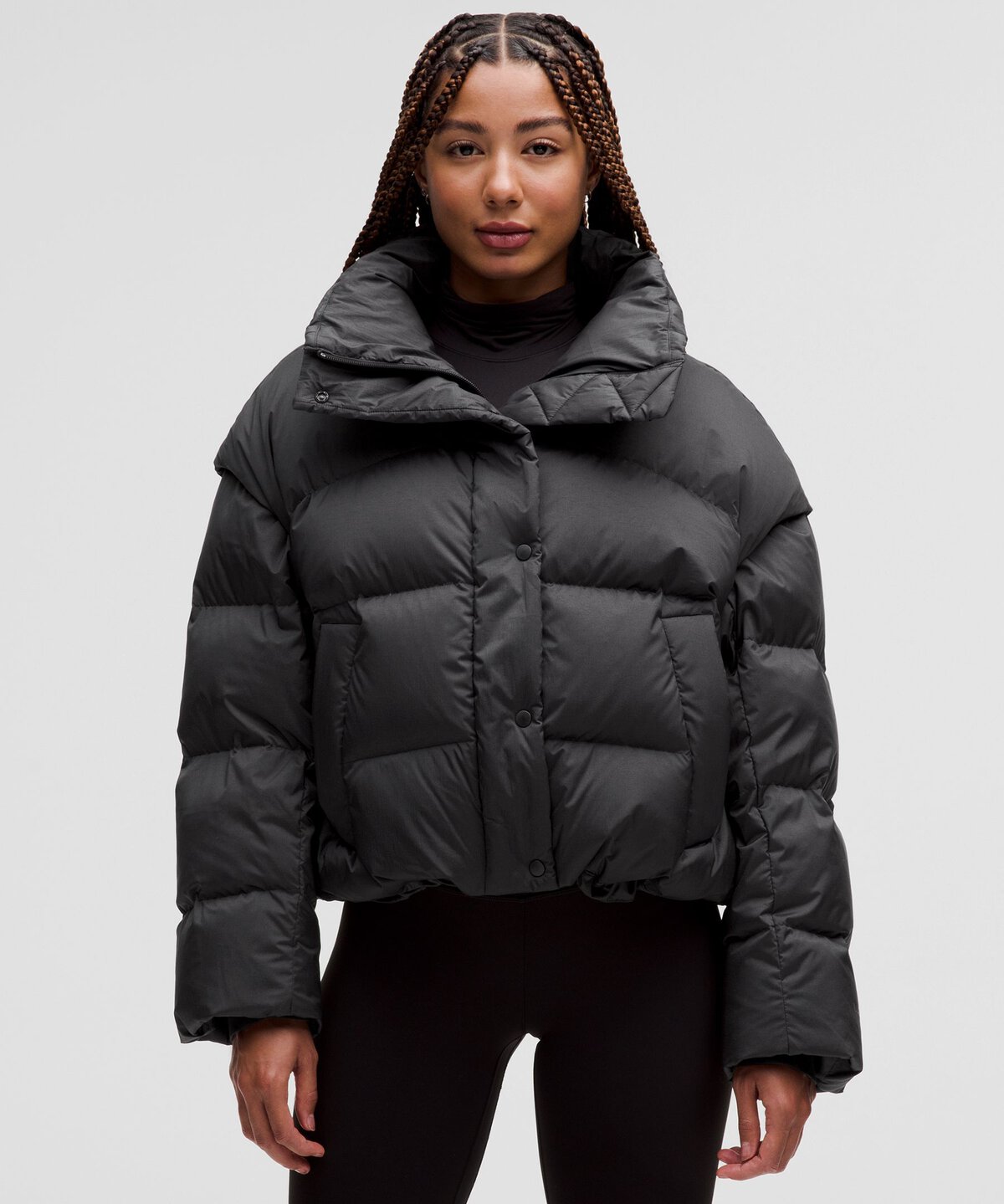 Lululemon Transformable 600-Down-Fill Jacket In Heathered Black - 30% ...