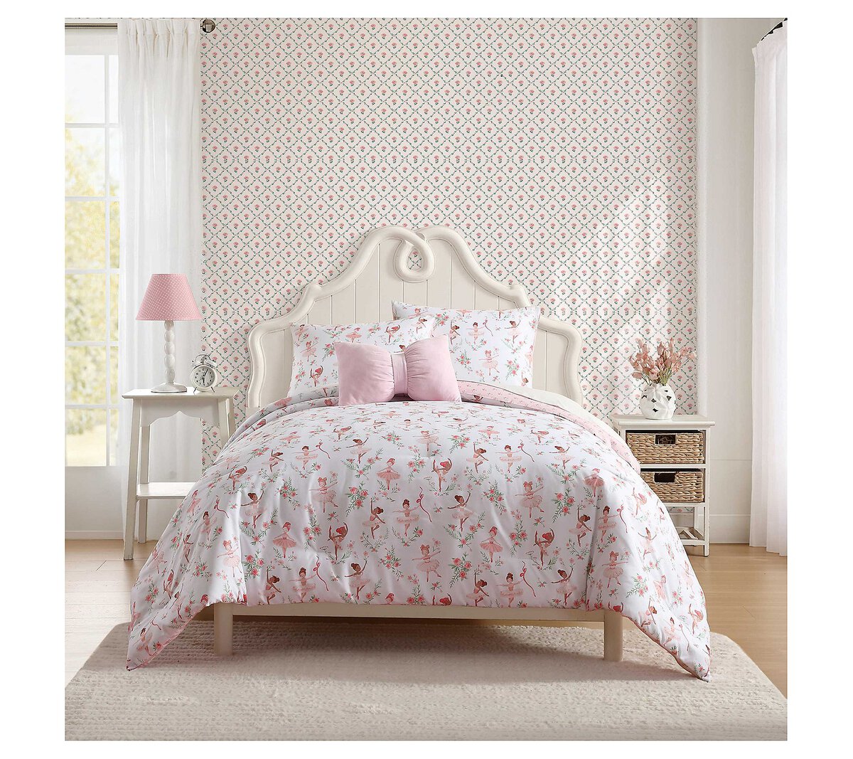 Laura Ashley Ballerina Divas Full/Queen Comfort Er Sham Set - One-Color ...