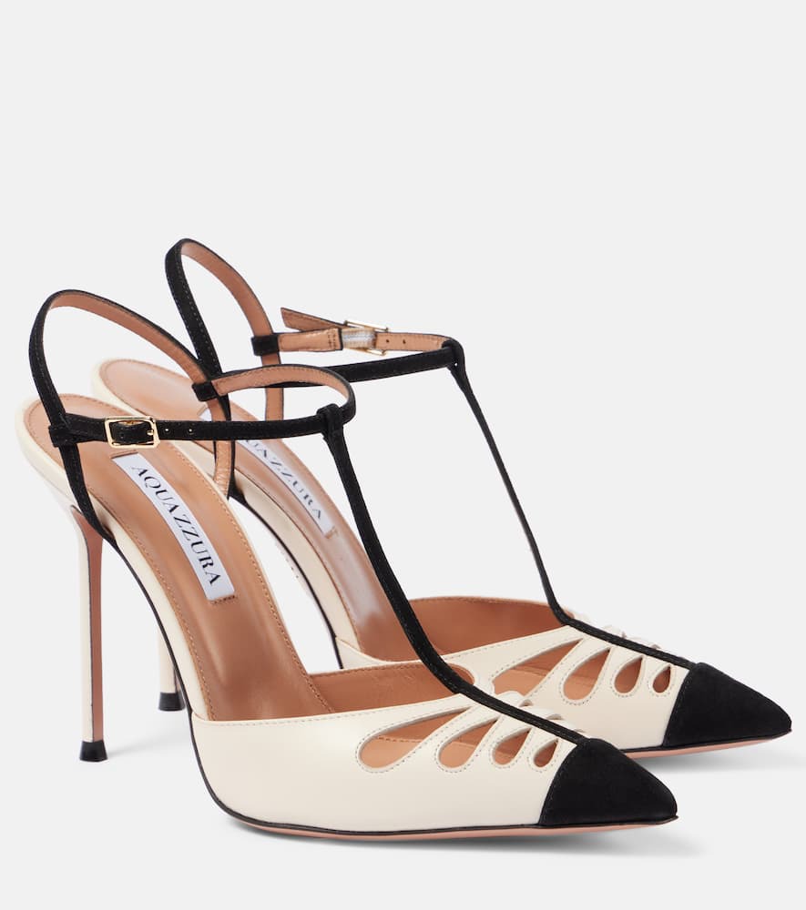 Aquazzura Camille 105 Pumps - White | Editorialist