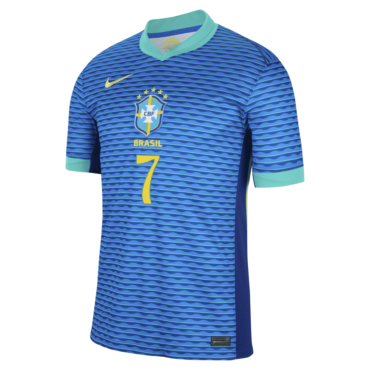 Nike Vini Jr. Brazil National Team 2024 Stadium Away Dri-Fit Soccer ...