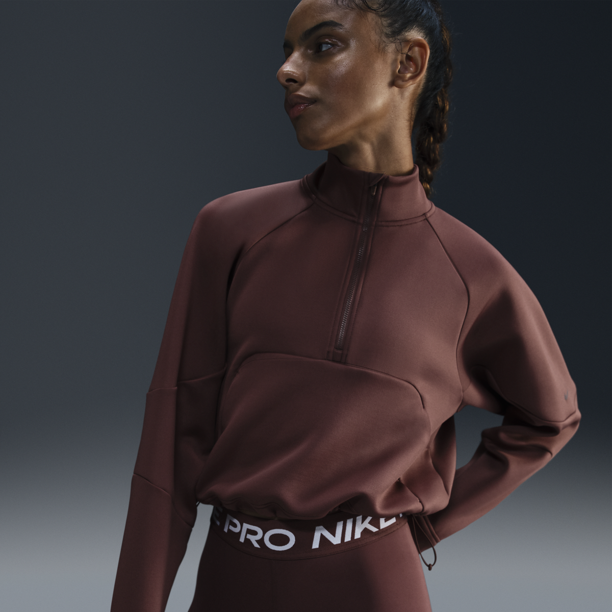 Nike Dri-Fit Prima 1/2-Zip Training Top In Brown - 14% Off | Editorialist