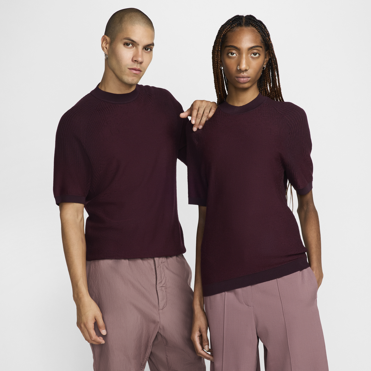Knit Purple Shirts T-shirts for Women | Editorialist