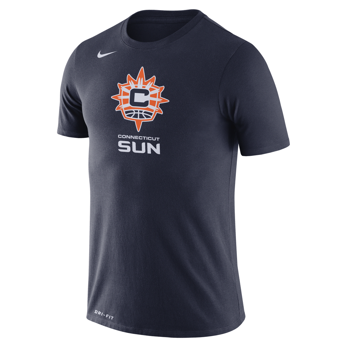 Nike Connecticut Sun Logo Dri-Fit Wnba T-Shirt - Blue | Editorialist