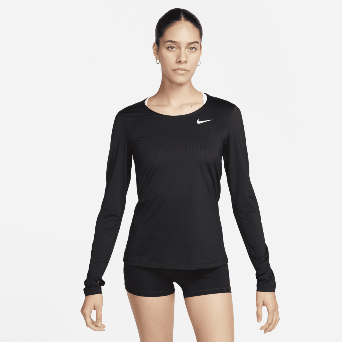 Nike Pro Long-Sleeve Top - Black | Editorialist