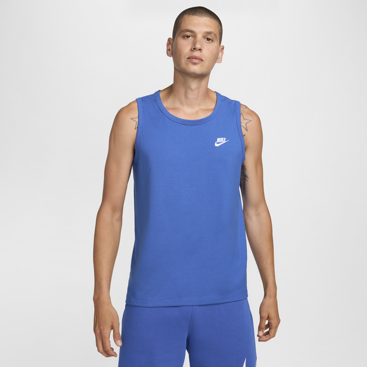 Nike Sportswear Club Tank Top - Blue | Editorialist