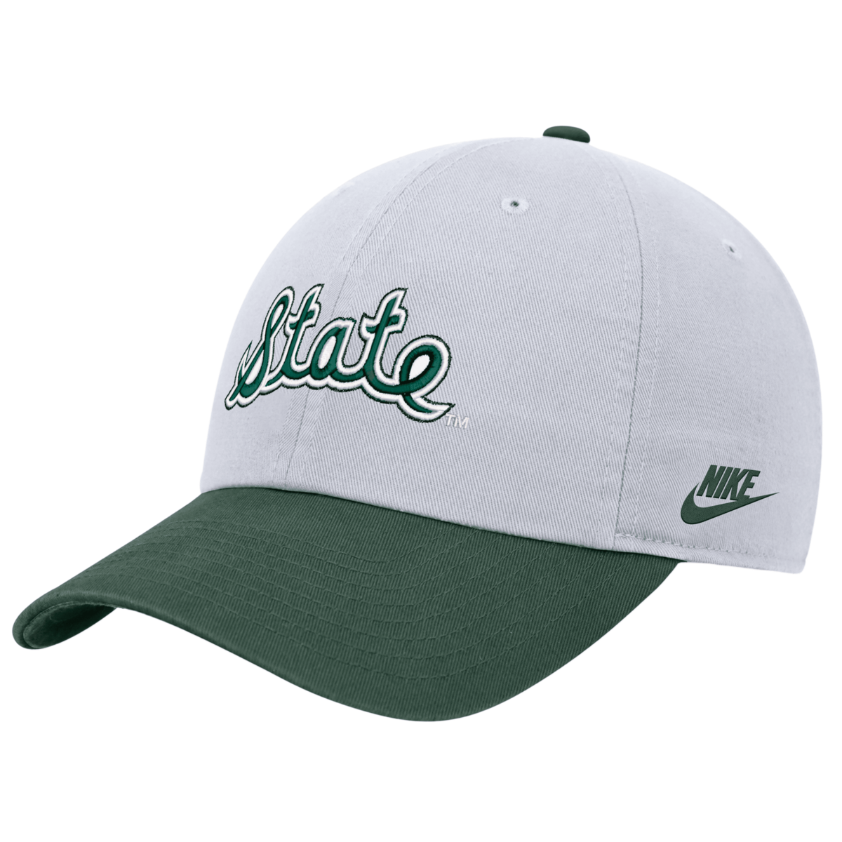 Nike Michigan State College Campus Cap - White | Editorialist
