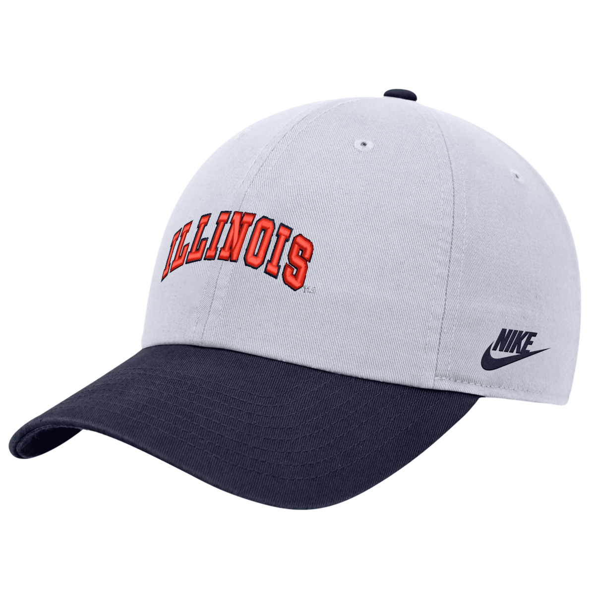 Nike Illinois College Campus Cap - White | Editorialist
