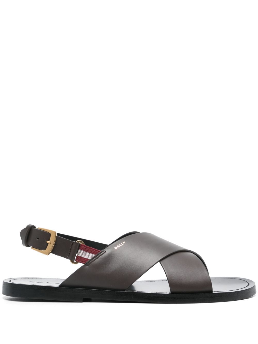 Bally Leather Sandals - Brown | Editorialist
